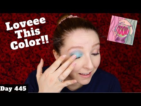 Laura Sanchez Moods Eyeshadow In Alien Turquoise Review, Swatch & Tutorial | Day 445