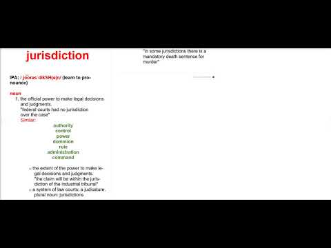 jurisdiction