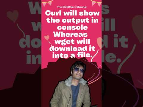 Difference between curl & wget in linux #shorts #thechittmontchannel # #technology #tech