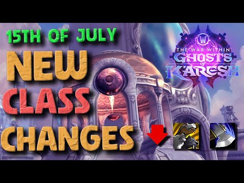 *NEW* Class CHANGES (15th of July) - BM Hunter, Mages & Warriors NERFED - PTR Season 3 - Patch 11.2