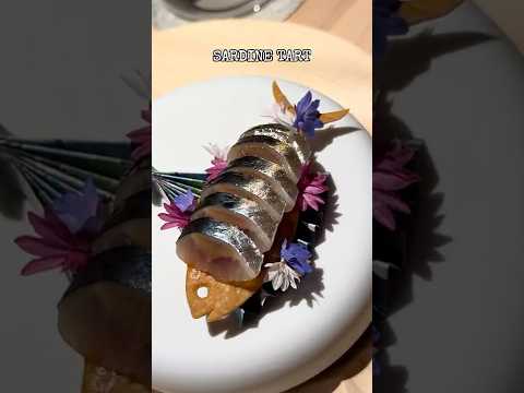 DROP DEAD DELICIOUS - Sardine Tart at Somni in Los Angeles