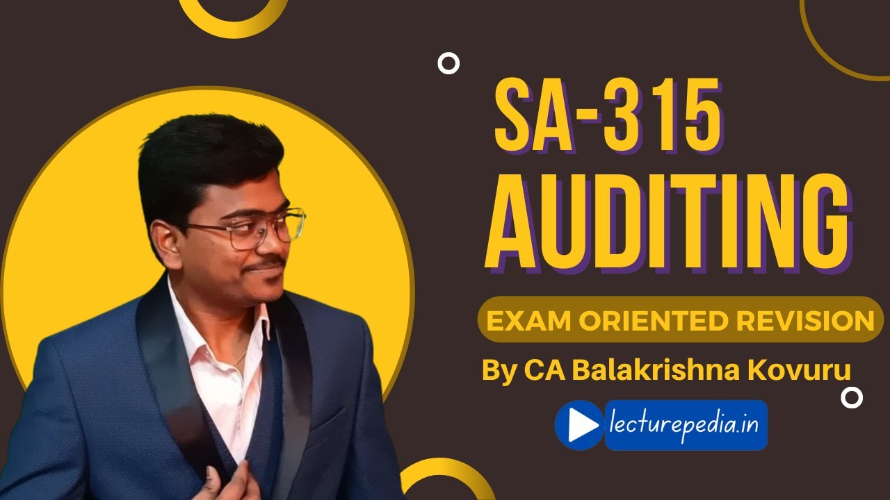 SA 315 Indentifying and assessing the ROMM || CA Final & Intermediate Auditing Standards