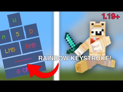 KEYSTROKE and cps counter for mcpe(1.18/1.19+