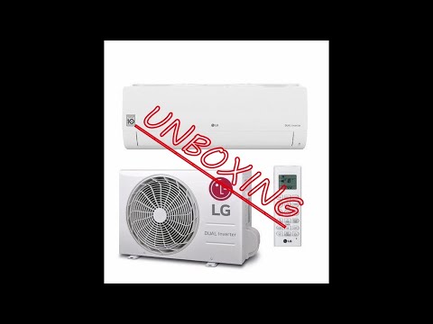 LG split airco 9000 BTU S09ET - Unboxing