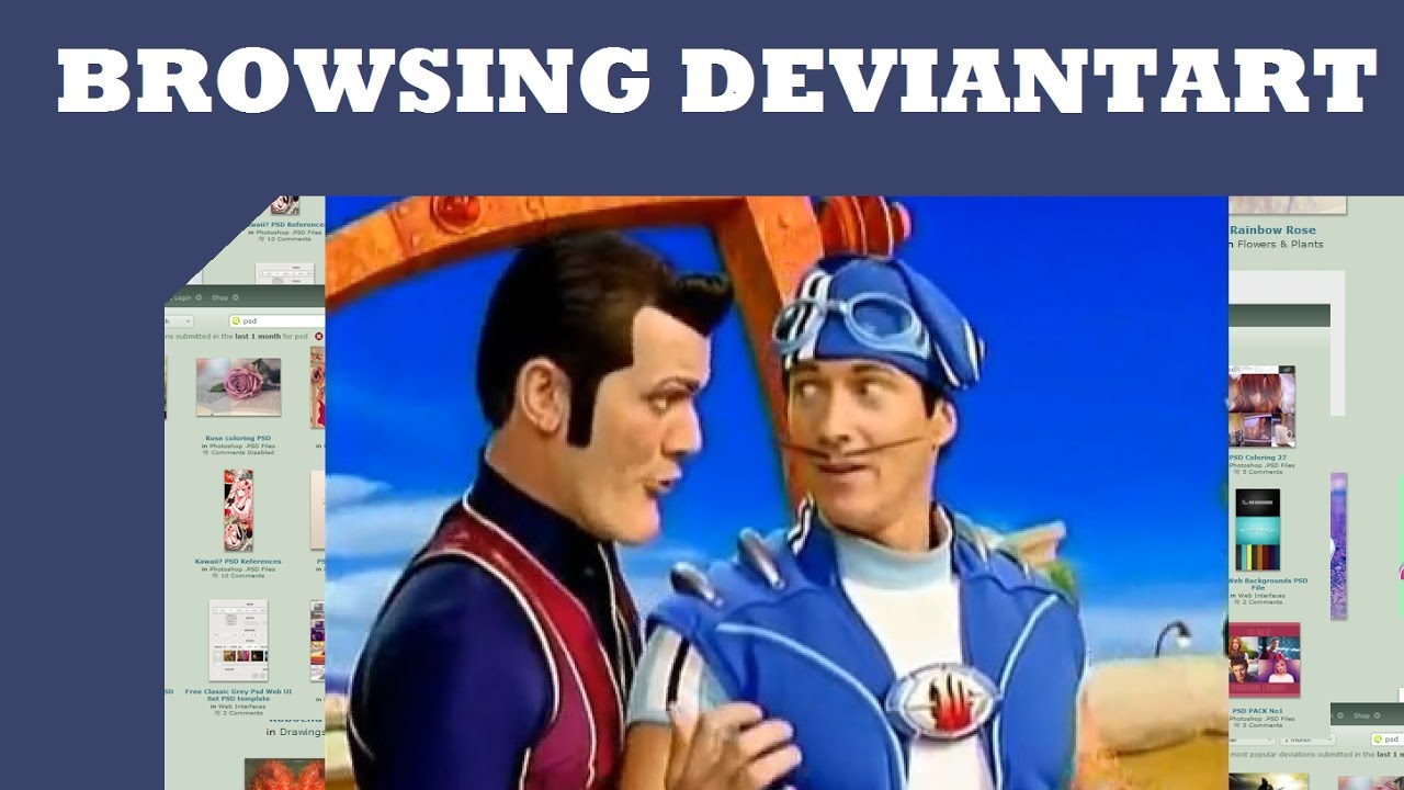 Browsing Deviantart: Meme Art