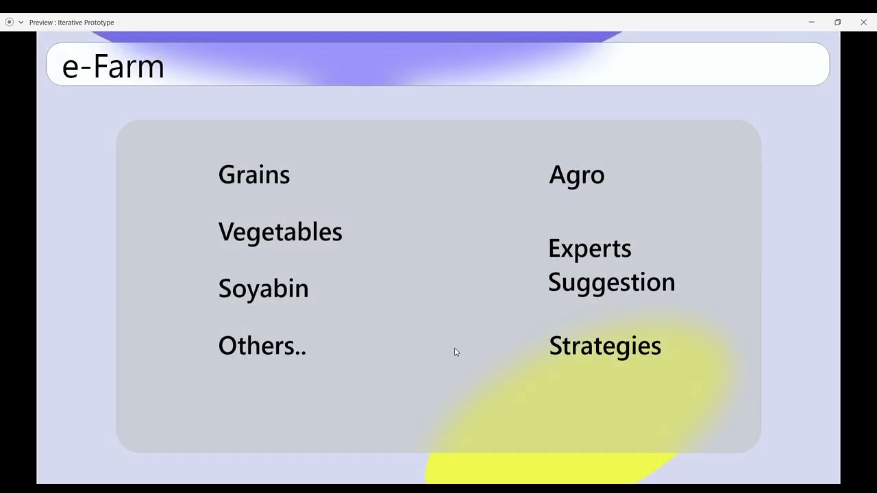 ProtoType as a Web Application | e- Farm
