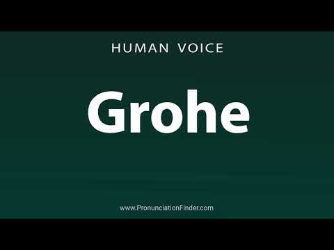 How To Pronounce Grohe