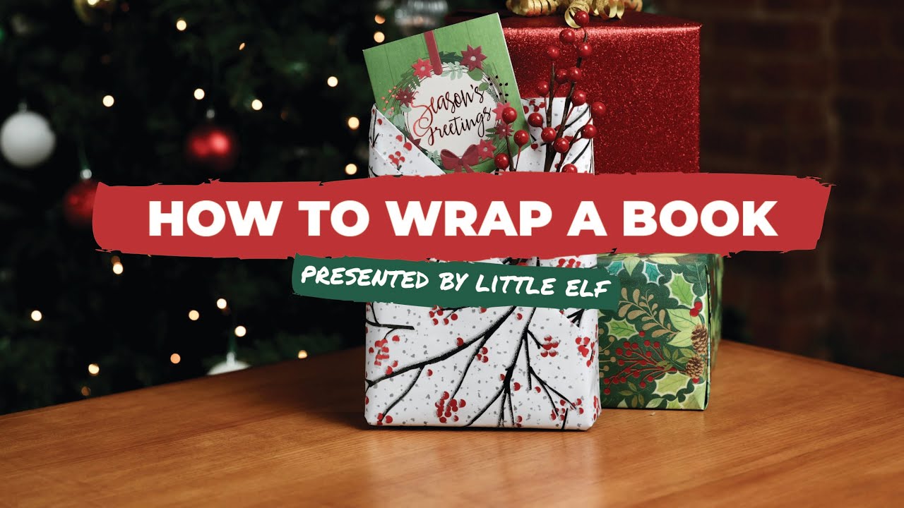 How to Wrap a Book | Presented by Little ELF