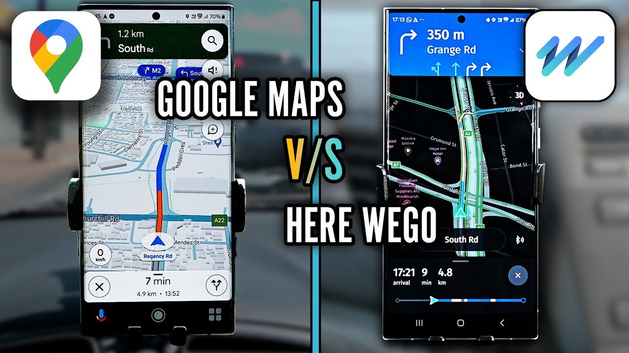 Google Maps vs HERE WeGo - The Best Navigation App