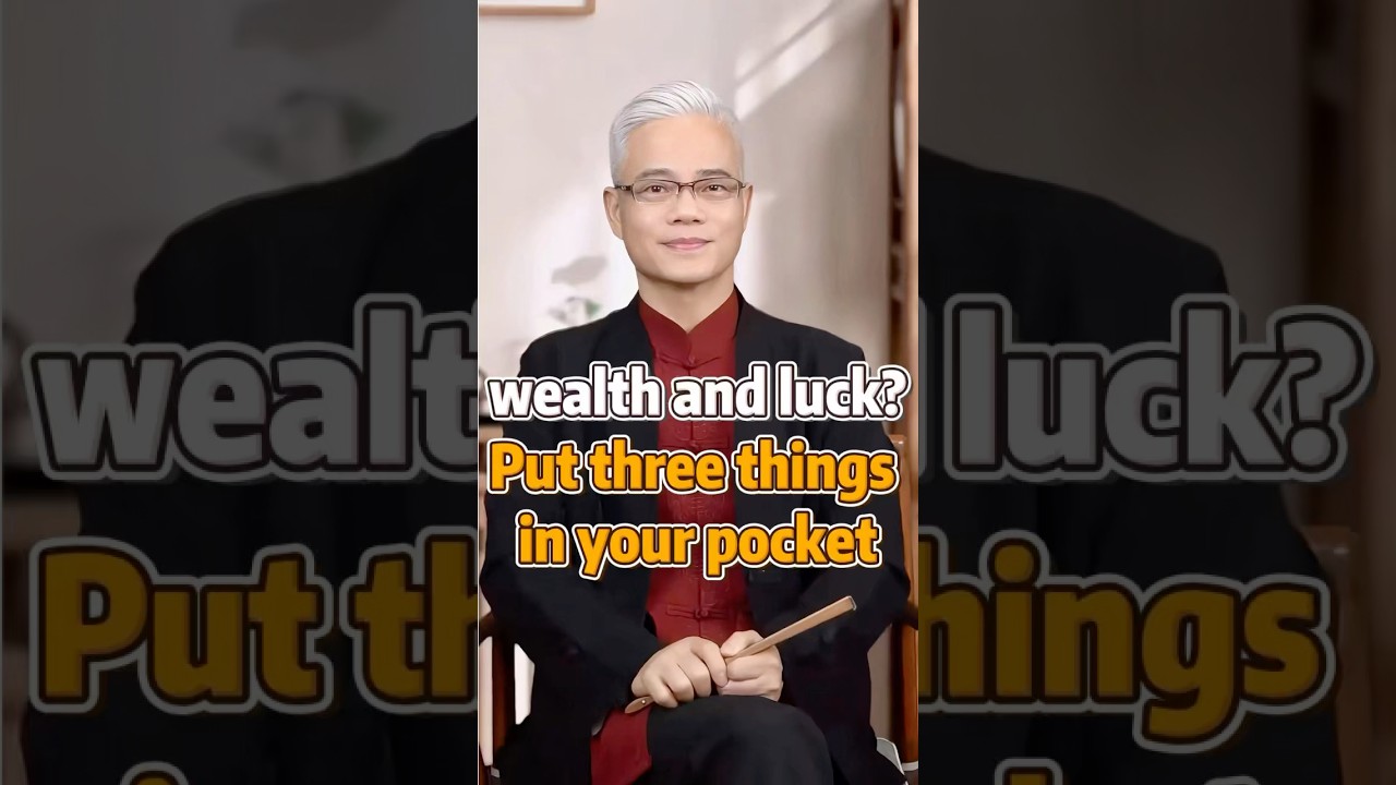 Wealth and luck?put three things in your pocket #fengshui #lucky #wealth #energy #fortune #goodluck