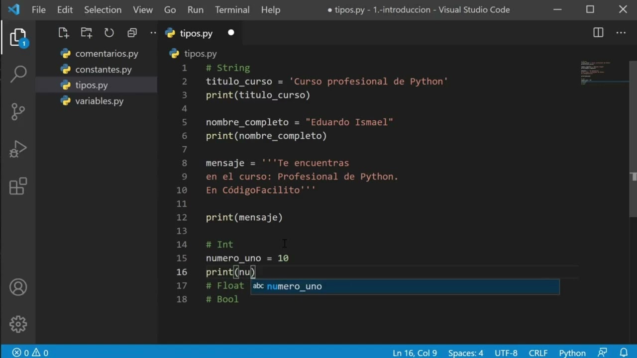 Tipos de Datos en Python: Fundamentos para Manipular Información