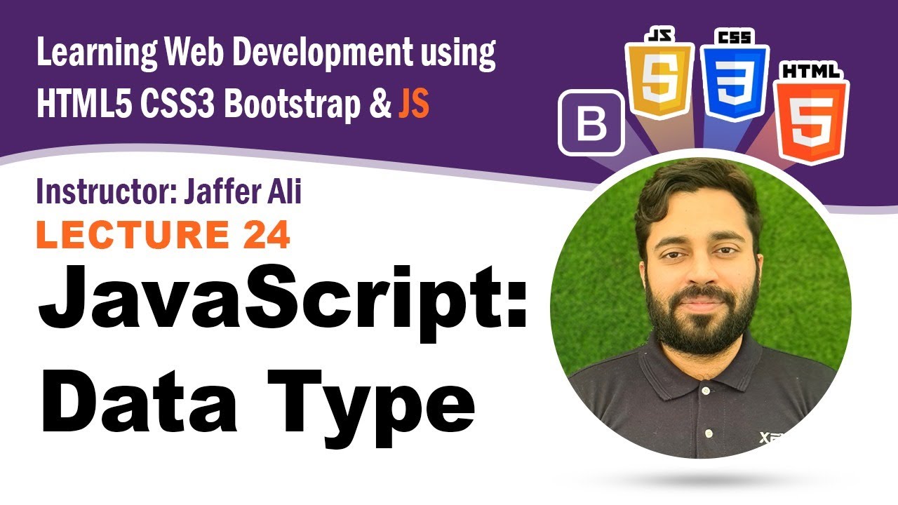 Lecture 24: JavaScript - Data Type