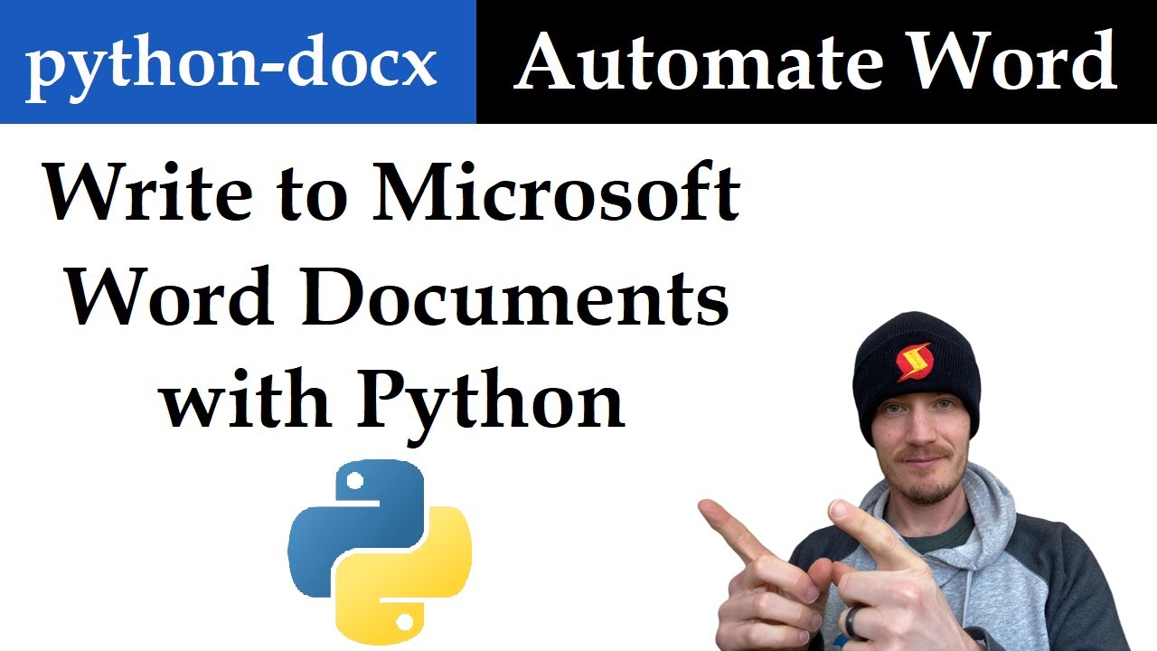 Automate Word Document Generation in Python Tutorial!