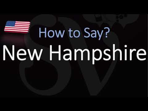 How to Pronounce New Hampshire? (CORRECTLY) US State Pronunciation