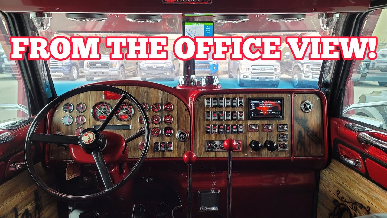 Straight Piped Peterbilt 389 Headed to Wisconsin POV View