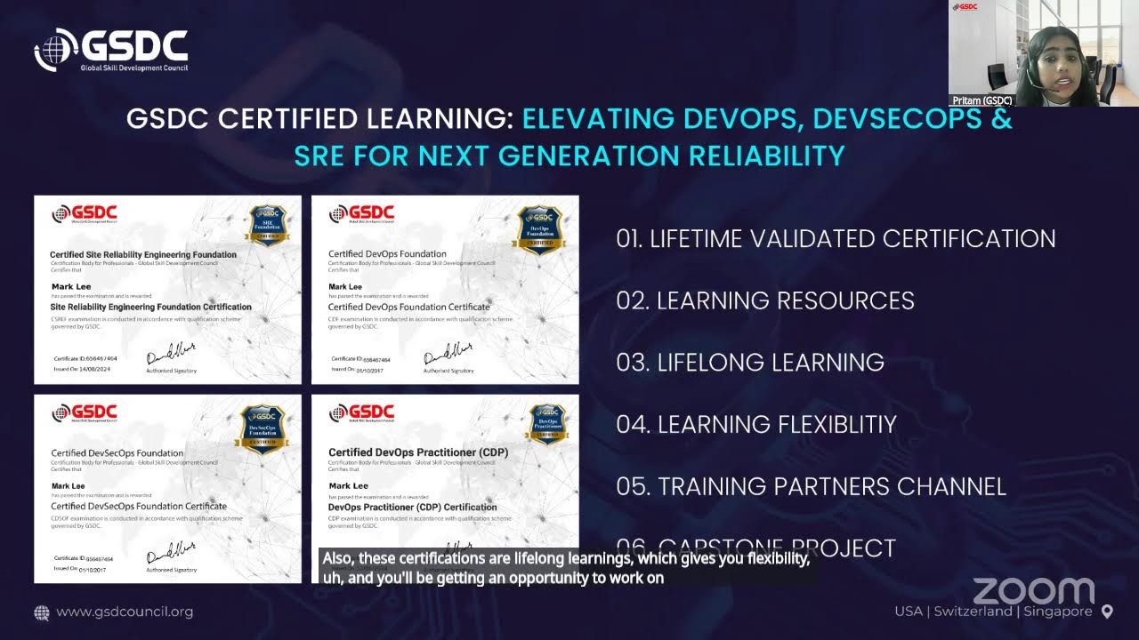 GSDC: Elevating DevOps, DevSecOps & SRE for Reliability