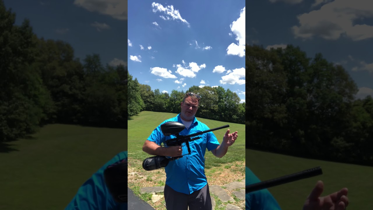 Angry Antle Autococker Shocktech Gun Fighter Custom Paintball