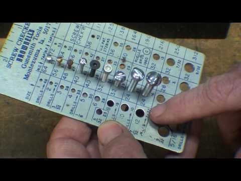 SHOP TIPS #381 Understanding Machine Screw Sizes tubalcain