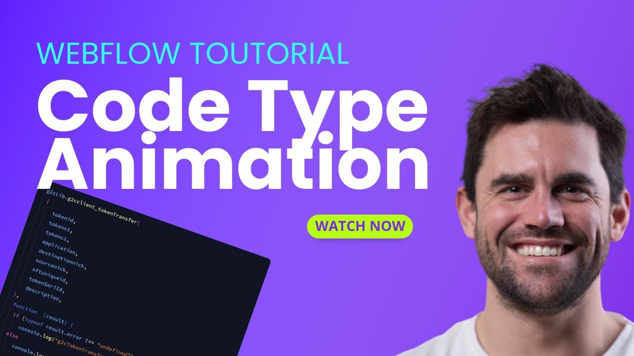 Expert Native Webflow Code Type Animation