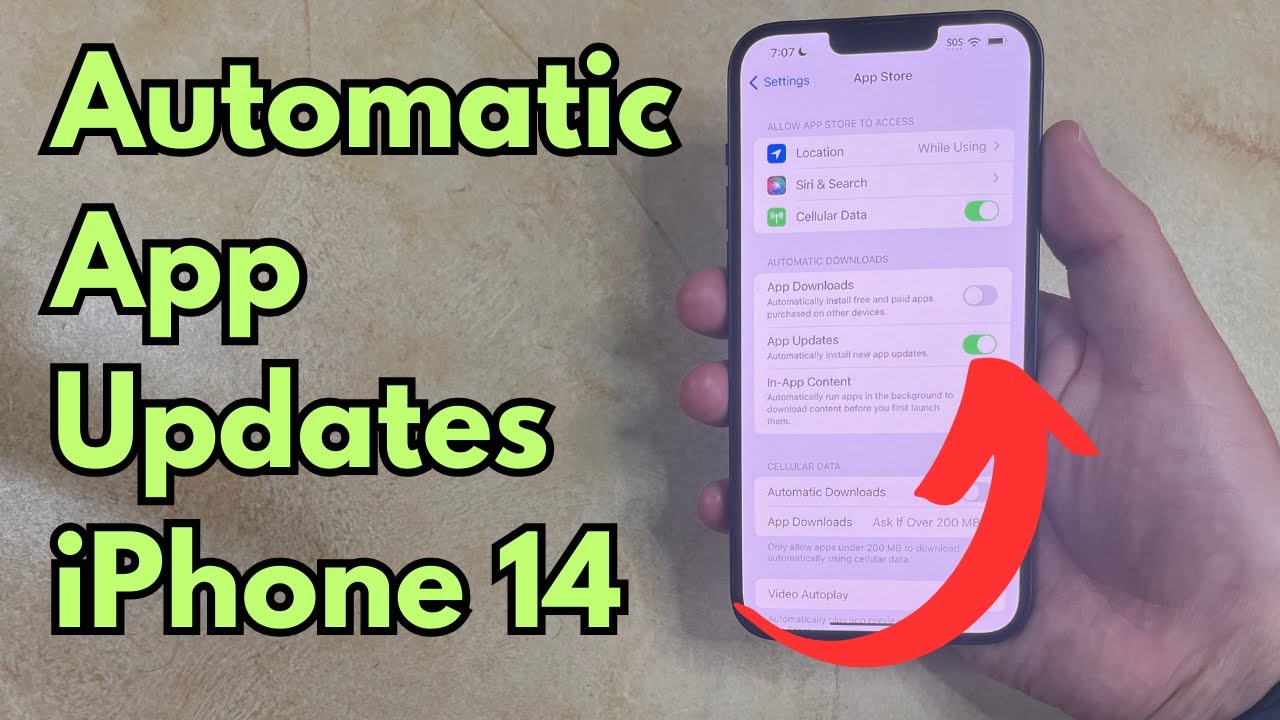 How to Enable Automatic App Updates on iPhone 14 - Quick Guide