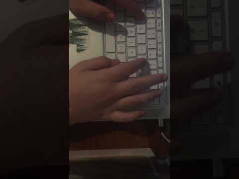 asmr chromebook keyboard typing