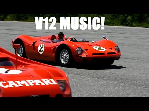 V12 MUSIC of the Ferrari 375MM, BIZZARINI P538 & Auburn V12 Speedster at the Simeone Museum