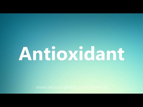 Antioxidant - Medical Definition