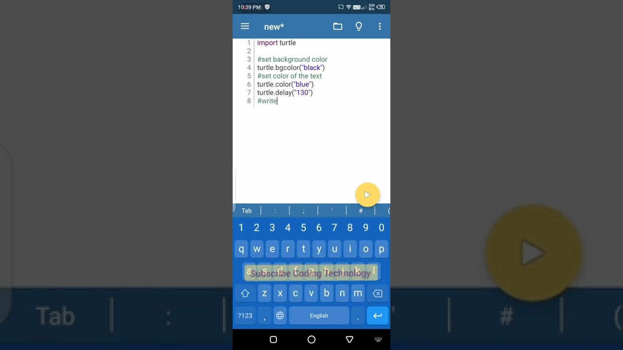 turtle.write() function using python turtle | #shorts | #pythonturtlegraphics | #pythonturtle