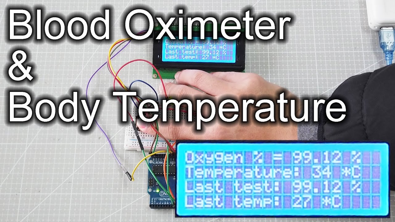 How to Make Blood Oxygen & Body Temperature Measurement with MAX30102 Pulse Oximeter using Arduino