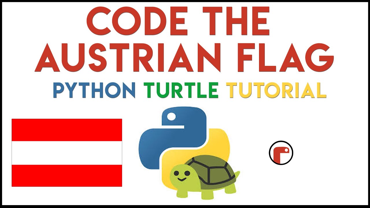 Python Turtle - Code the Austrian Flag Tutorial