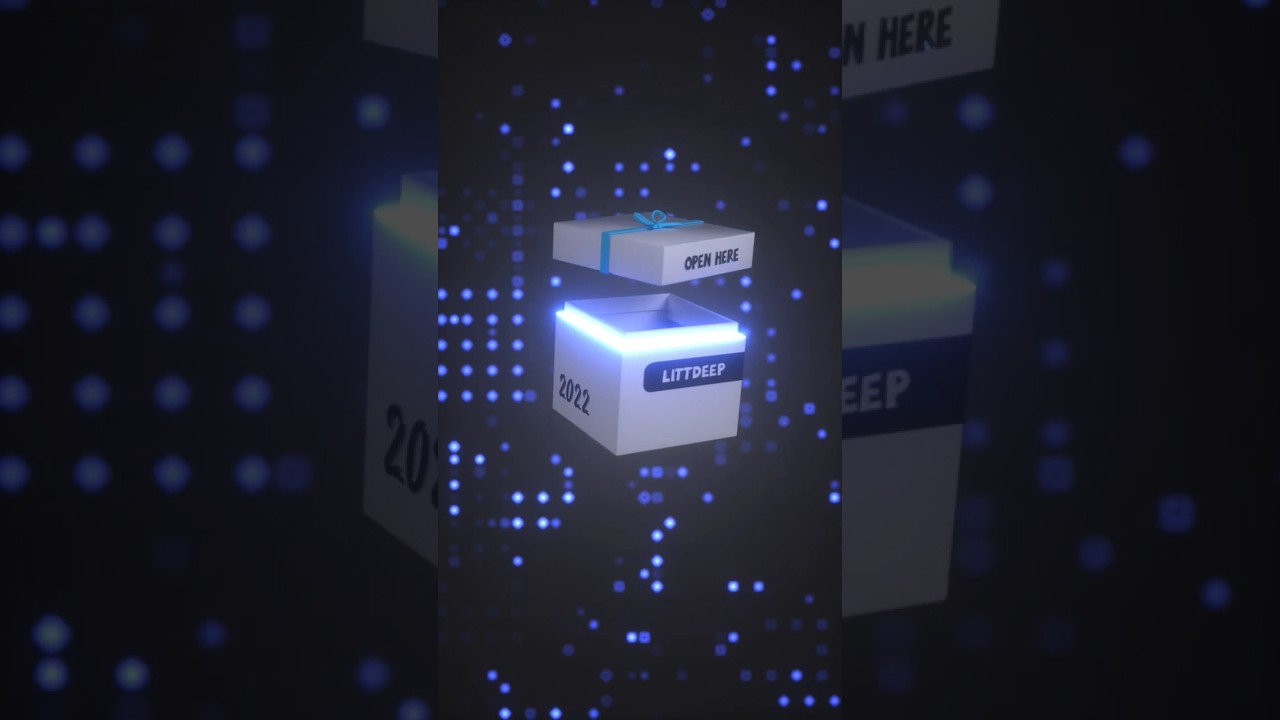 Gift box render - full tutorial available on my channel #shorttutorials #blender3d #b3d