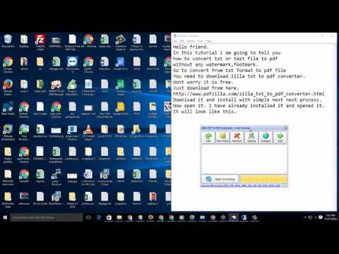 How to convert txt to pdf file freeware012