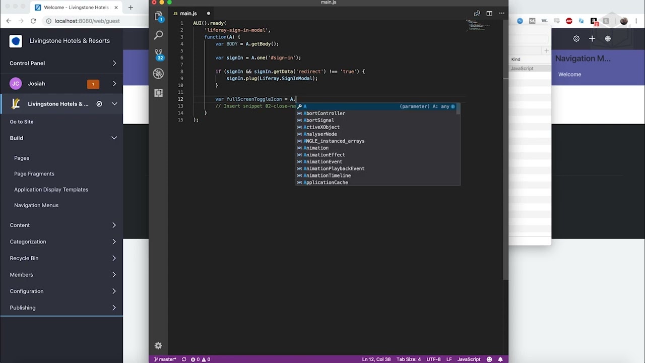 7.1 Front-End Dev Exercise Adding Custom JavaScript