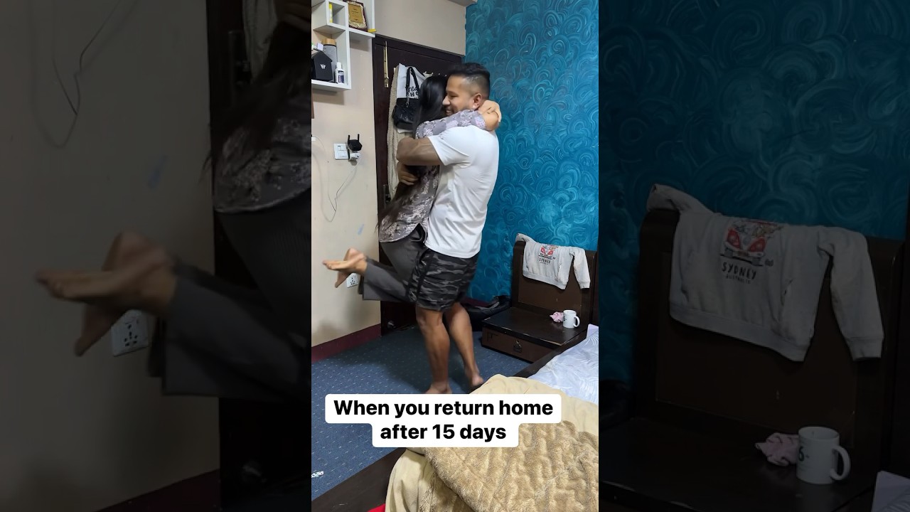 When you return home after 15 days -manoj kc #love  #manojkc  #youtubeshorts  #tiktok  #youtube