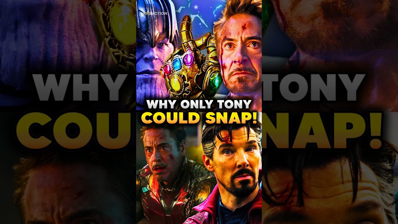 Why Iron Man Was the Only One Who Could Snap in Endgame? #endgame #ironman #tonystark