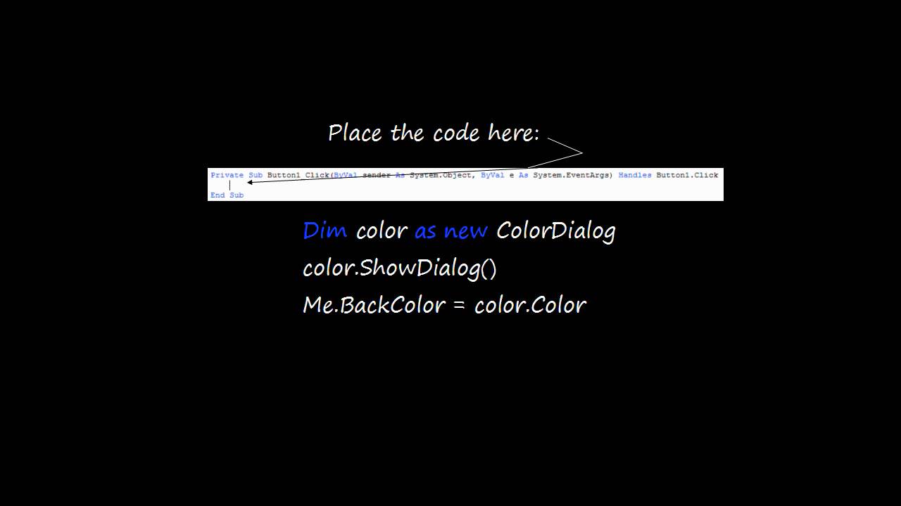 Visual Basic 2008 Tutorial 1 - Create a simple application