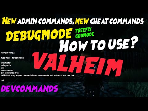 New admin commands, new cheat commands | updated | VALHEIM