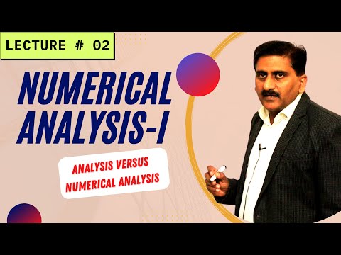 2. analysis versus numerical analysis