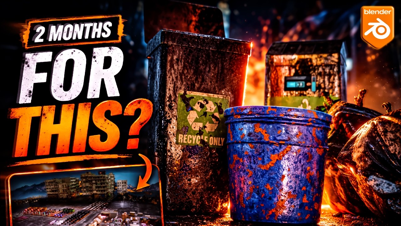 I Spent 2 Months Building This Blender Asset Pack…