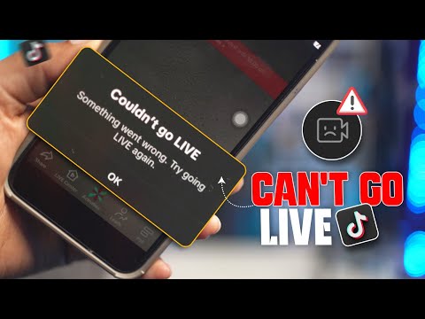 How to Fix "Can't Go Live" Issue on TikTok | Live Streaming Not Working on iPhone