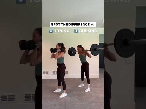how to get TONED, not bulky… #shorts #workoutsforwomen #fitness