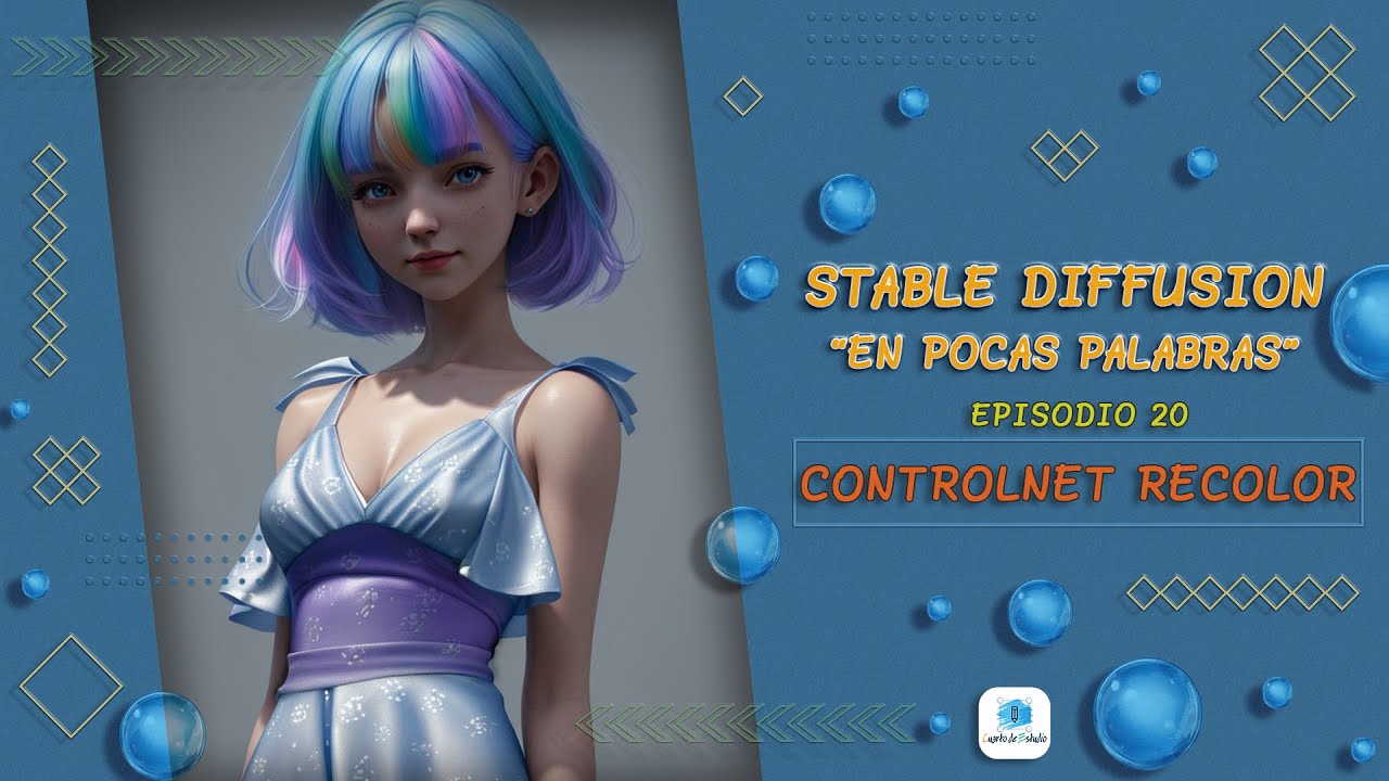 Episodio 20 - Coloreando con CONTROLNET RECOLOR - Automatic1111 - UI Forge