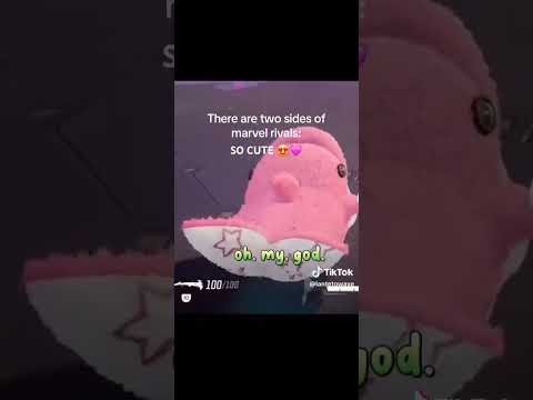 The 2 sides of Jeff the Land Shark in Marvel Rivals (credit to @lantetowave on TikTok) #marvelrivals