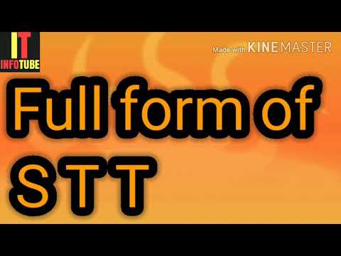 Full form of STT | What is STT