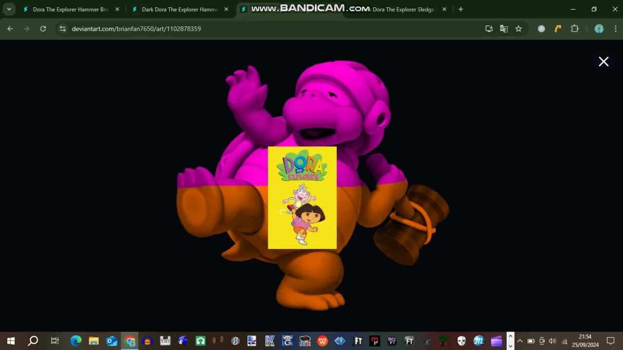 i made dora the explorer hammer bros and sledge bros and their dark clones!