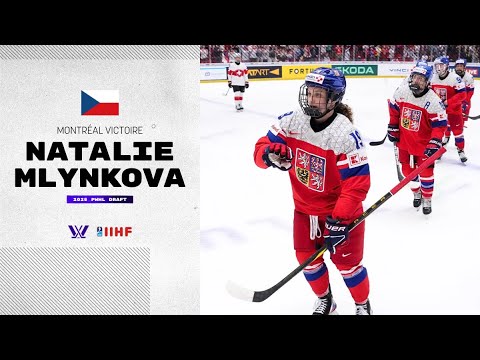 Natalie Mlynkova drafted #12 | PWHL Draft