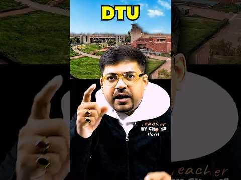 Everything About Delhi Technical University in 1 Minuteππ #shorts #jee2024 #dtu #dtucutoff #jeeprep
