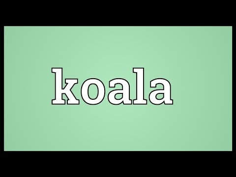 Koala Meaning