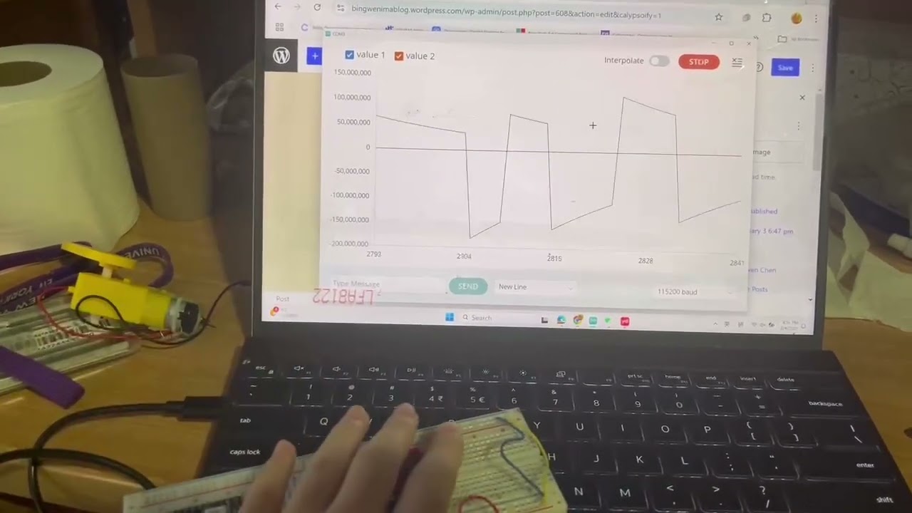 AK9753 Example Code 2 (Graph)