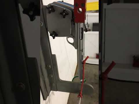 The new Automag test gun running on the cycler this one has all our latest parts and improvements